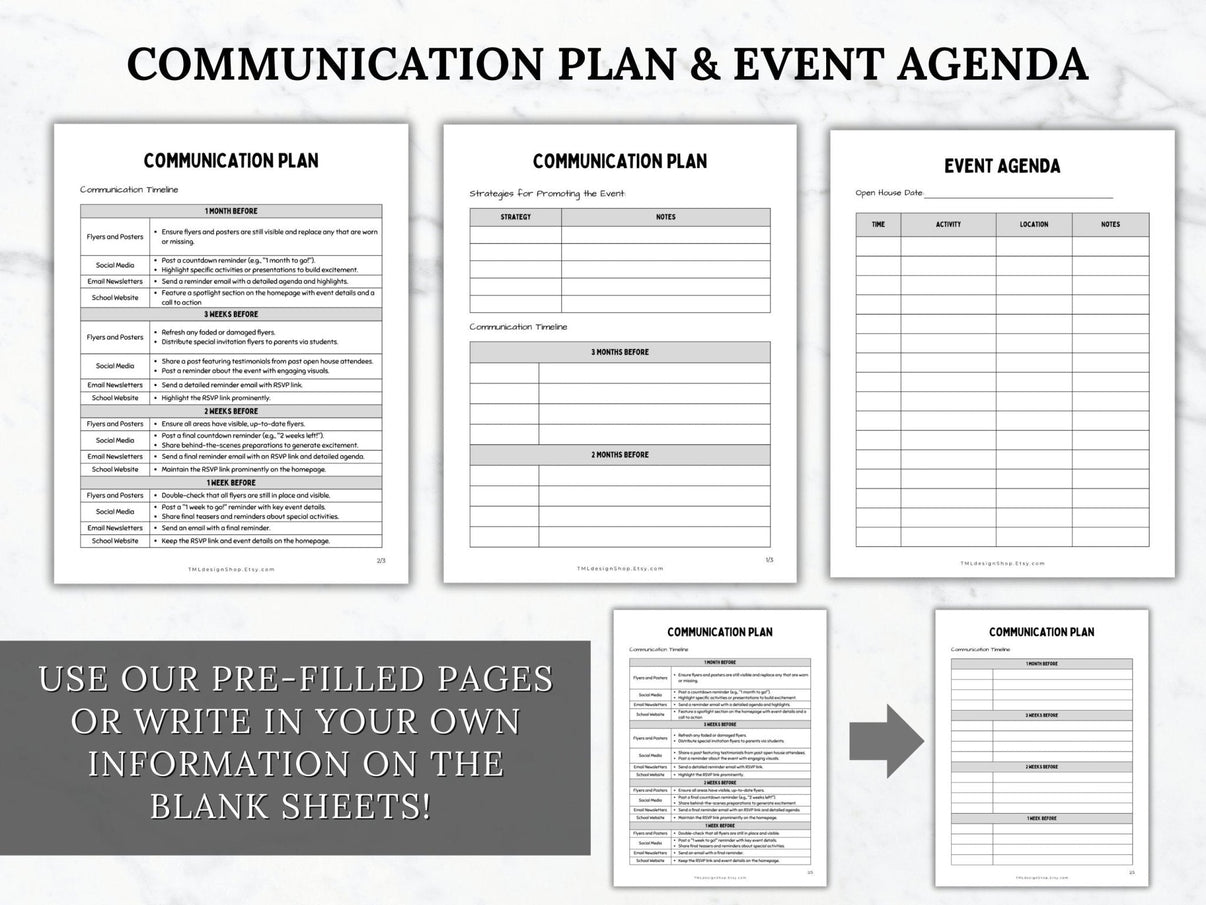 Back to School Open House Planning Guide for PTO/PTA - Organized ...