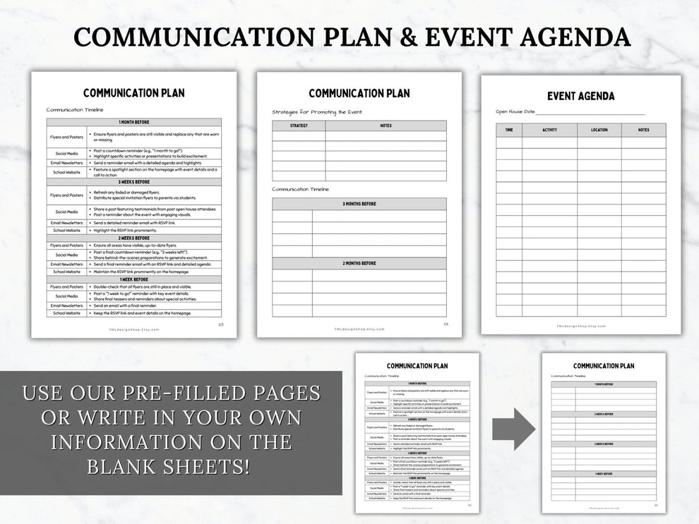Back to School Open House Planning Guide for PTO/PTA - Organized ...