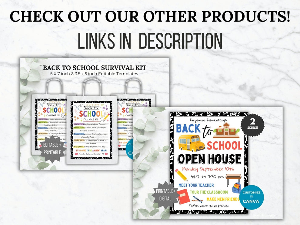 Back to School Open House Planning Guide for PTO/PTA - Organized ...