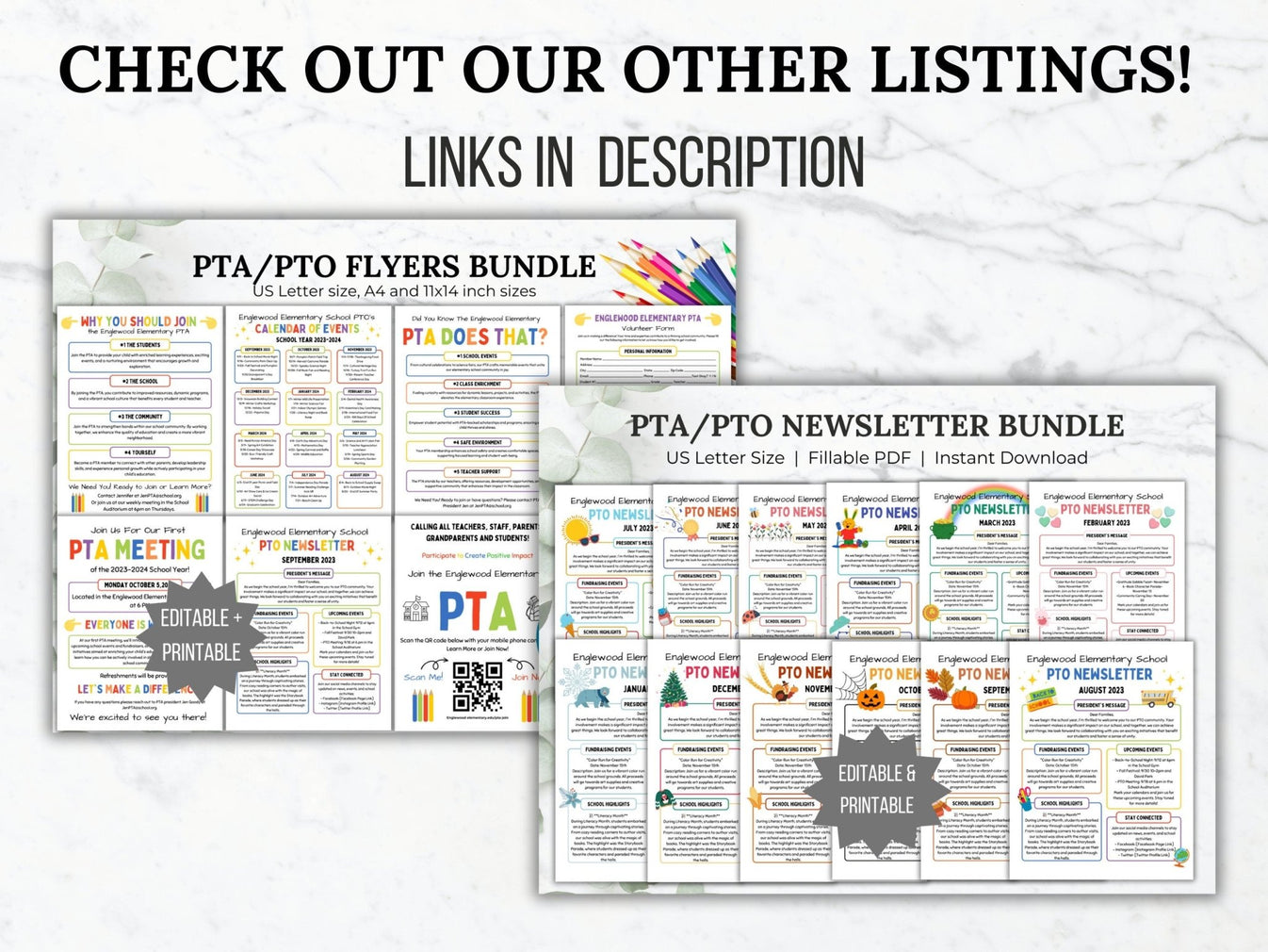 PTO Meeting Flyer Editable Template - Effective Event Announcements – Template My Life | TML Design