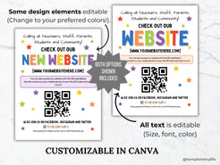 New Website Launch Flyer Template - Announce & Attract Visitors ...