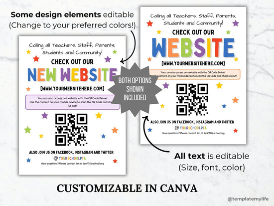 New Website Launch Flyer Template - Announce & Attract Visitors ...