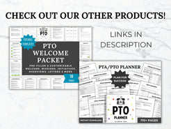 PTO PTA Volunteer and Member Thank You Card Template – Template My Life ...