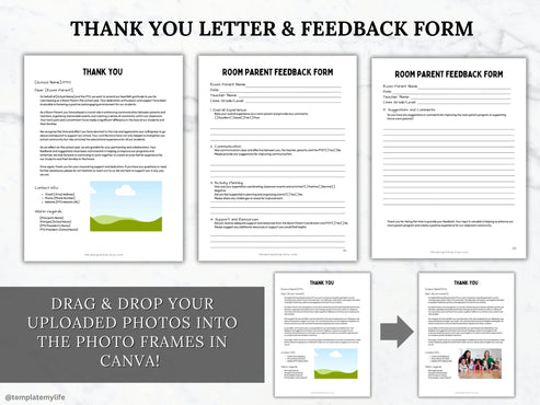 PTO/PTA Room Parent Welcome Packet Template for Parents – Template My ...