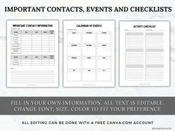 PTO/PTA Room Parent Welcome Packet Template for Parents – Template My ...